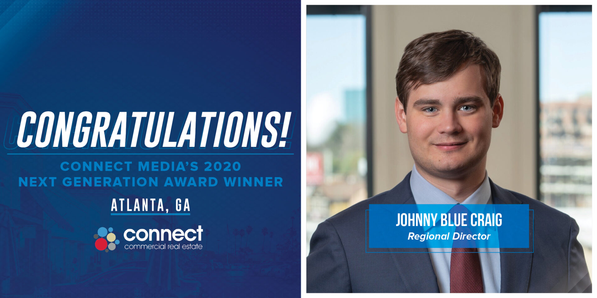 Johnny Blue Craig is Recognized as a Winner in Connect Media’s 2020 ...